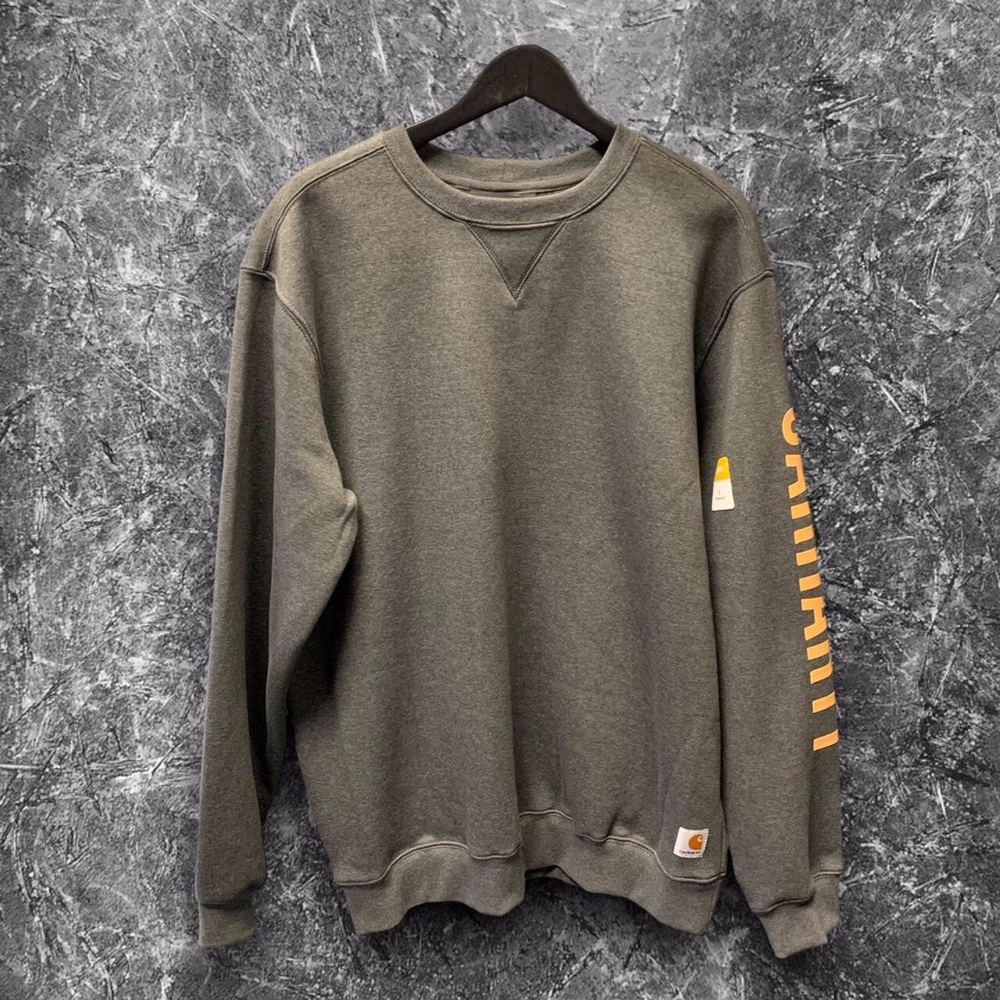 Carhartt 105444 Loose Fit Midweight Crewneck Logo Sle… - Gem